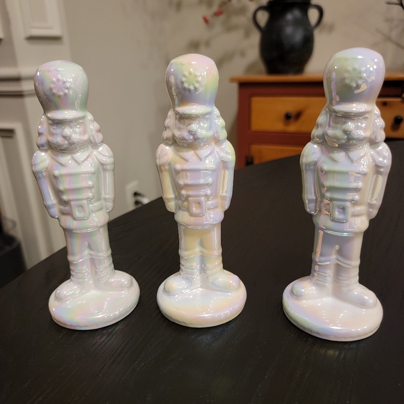 Target | Holiday | 65 Target Dollarspot White Ceramic Large Nutcracker ...